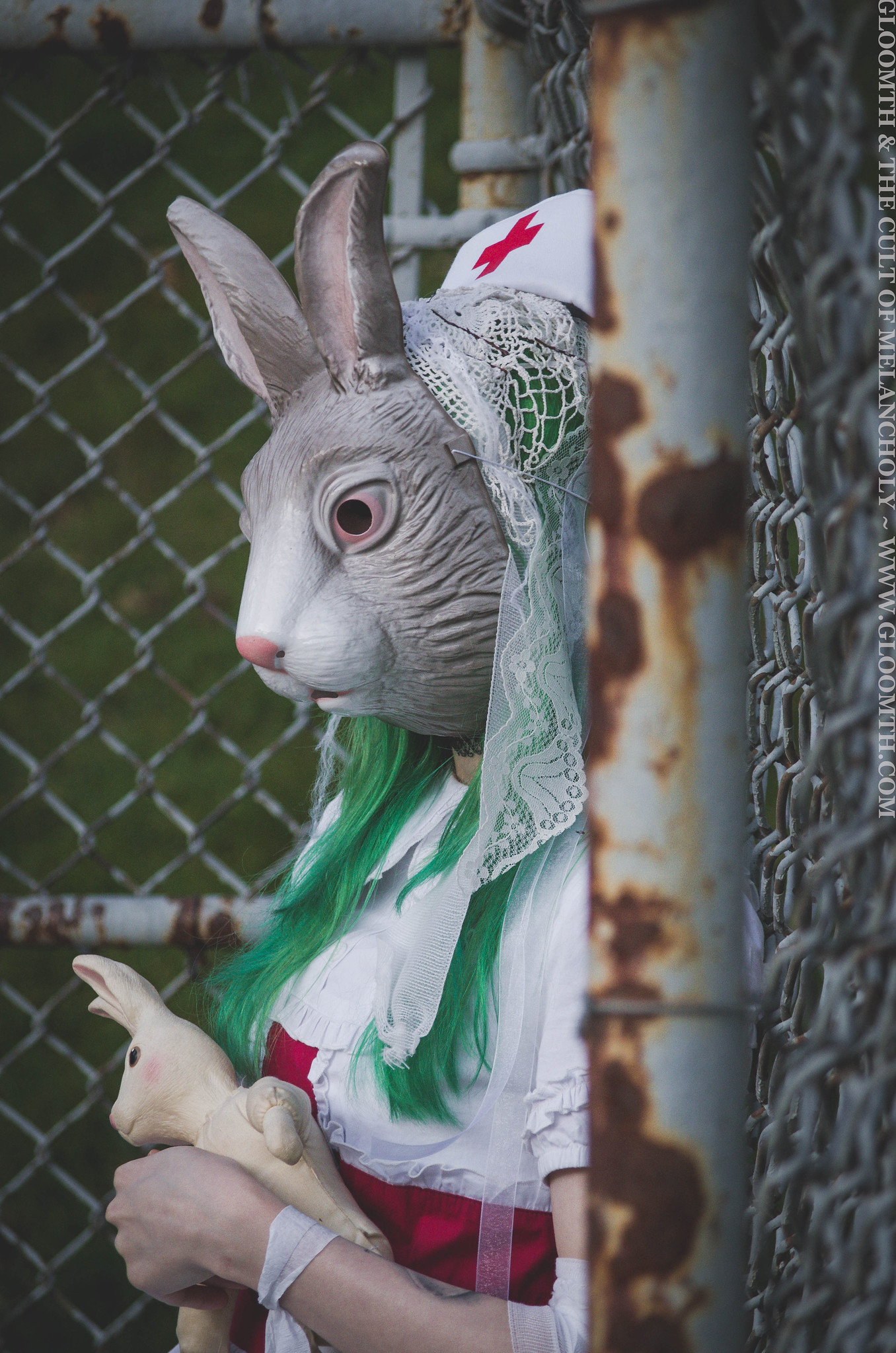 Haunted Doll Nurse Photoshoot – Gloomth & the Cult of Melancholy