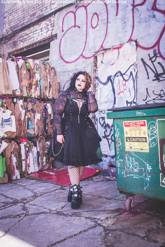 Gothic Downtown Photoshoot – Gloomth & the Cult of Melancholy