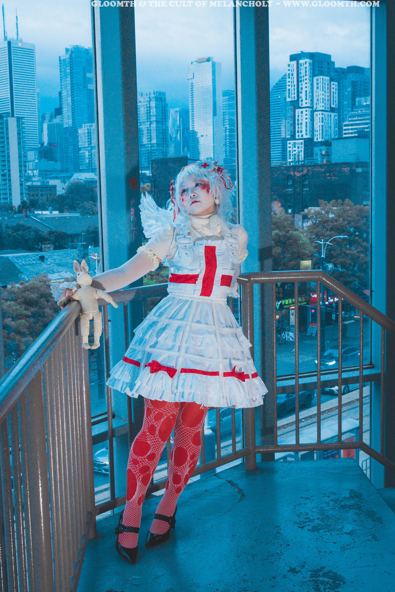 Ghostly Angel Photoshoot – Gloomth & the Cult of Melancholy