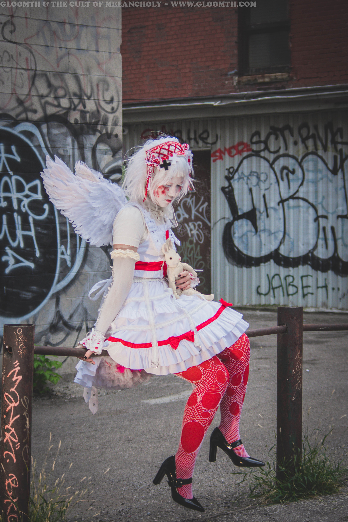 Ghostly Angel Photoshoot – Gloomth & the Cult of Melancholy